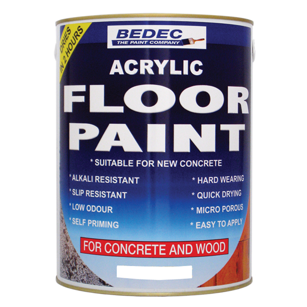 BEDEC Acrylic Floor Paint (Colour) 5Ltr - Resapol