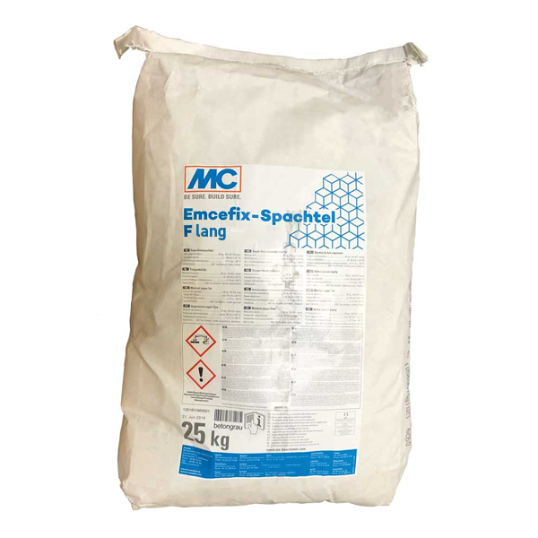 Emcefix Spachtel F Lang Concrete Grey 12kg - Resapol