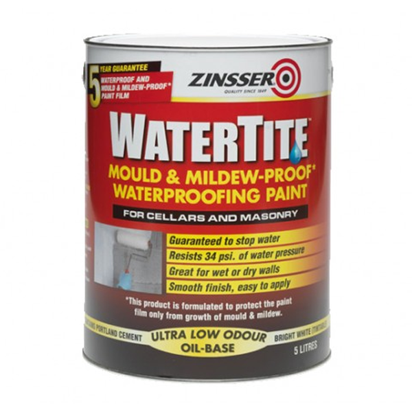 Zinsser Watertite Waterproofing Paint White 10ltr - Resapol