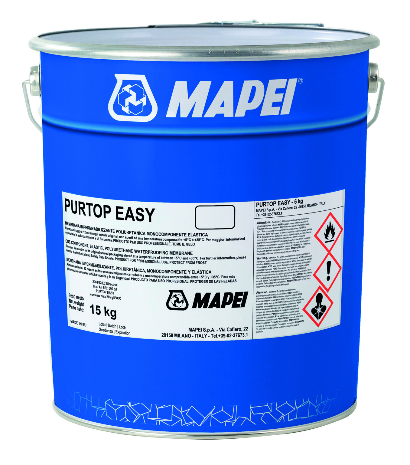 Mapei Purtop Easy Grey 15kg - Resapol