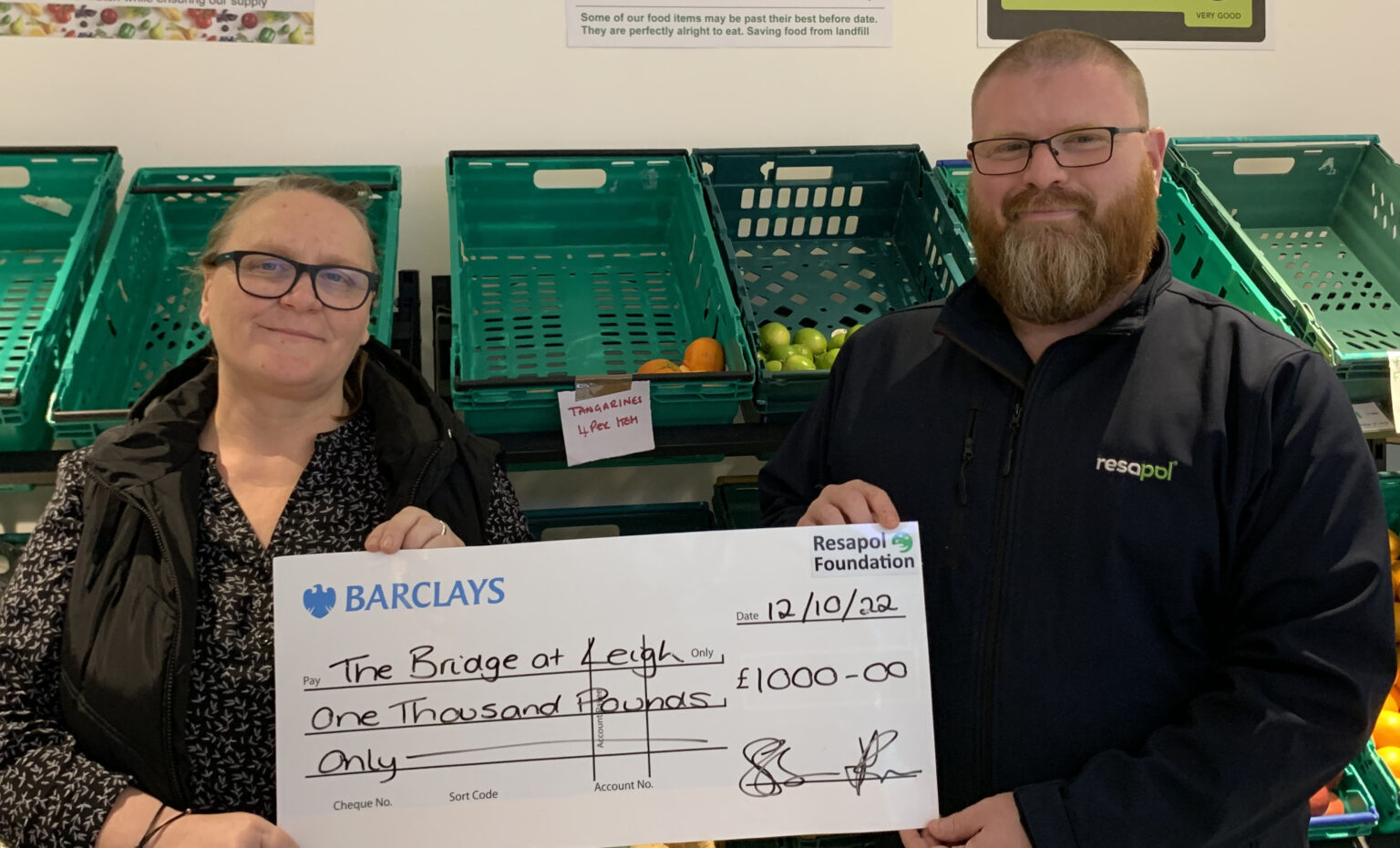 The Bridge at Leigh Supported by the Resapol Foundation - Resapol