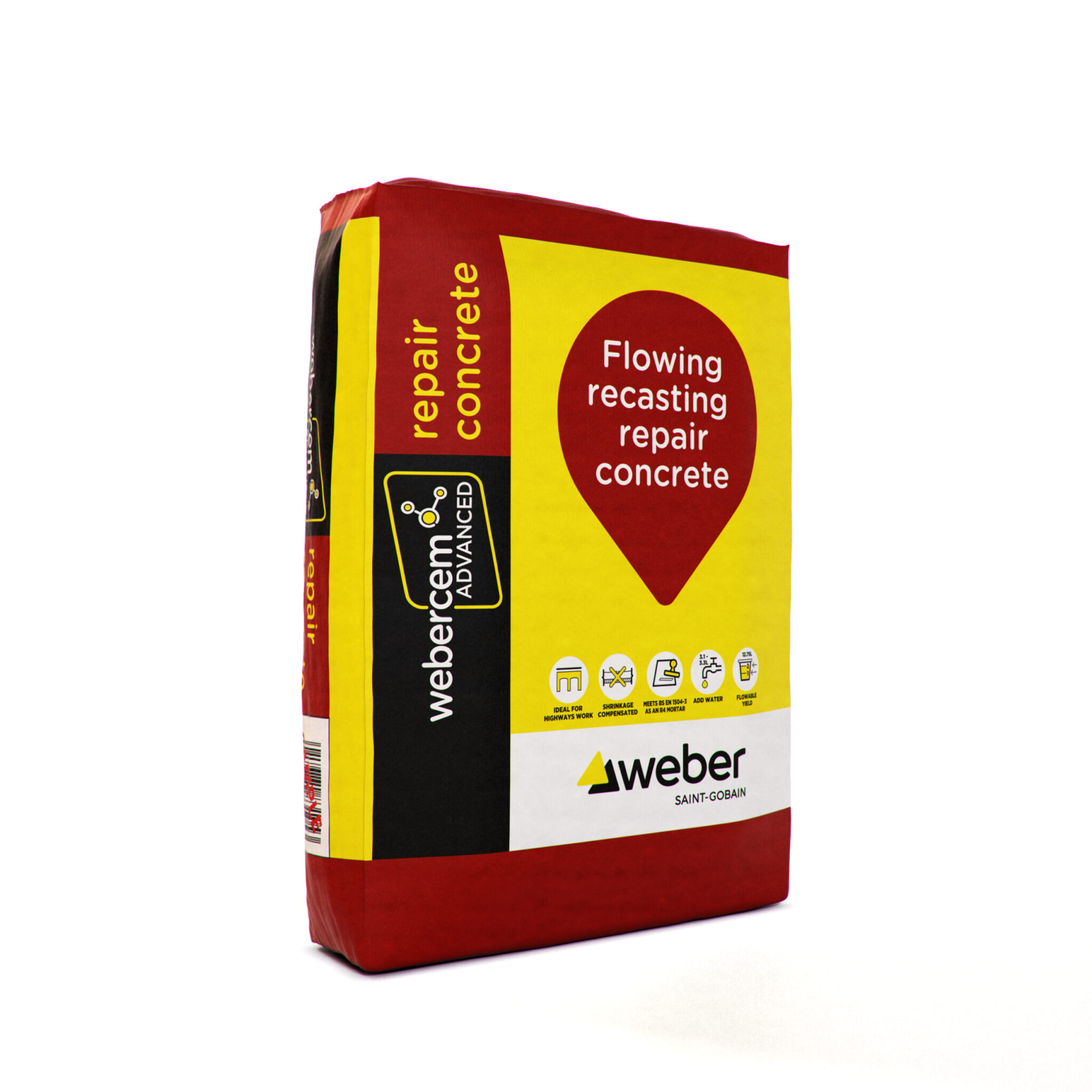 webercem advanced repair concrete 25kg (6000253) - Resapol