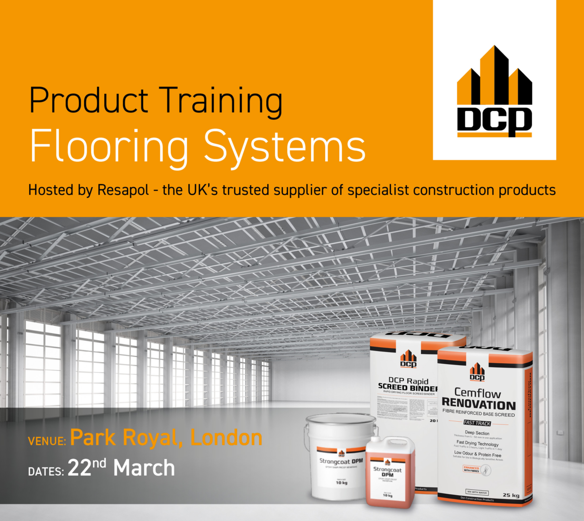 DCP Pigmented and Industrial Screed Systems Training - Resapol London ...