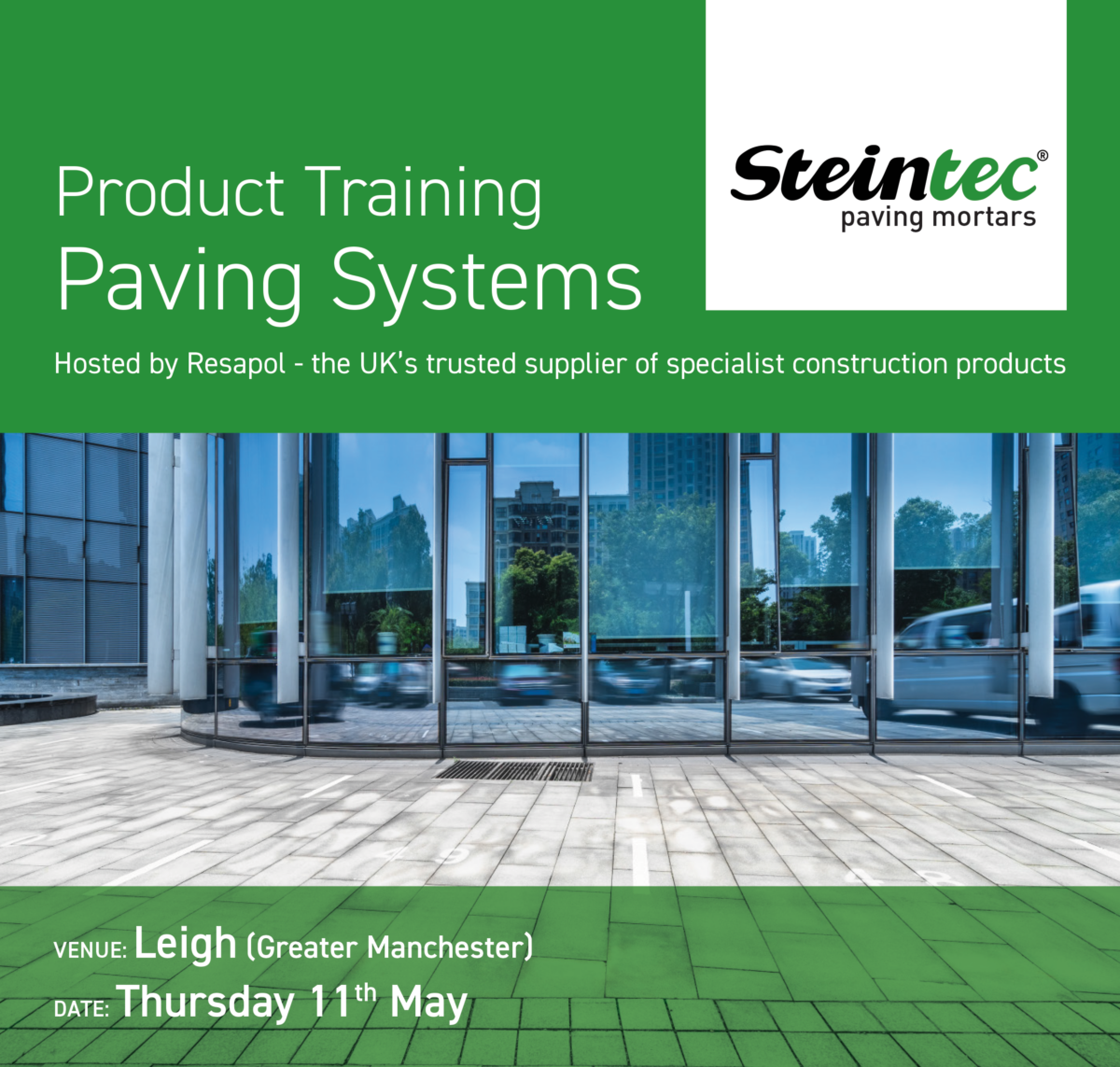 Steintec Paving Mortars Training – Resapol Leigh - Resapol