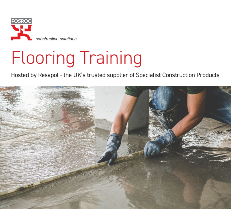 Fosroc Flooring Training – Resapol Glasgow - Resapol