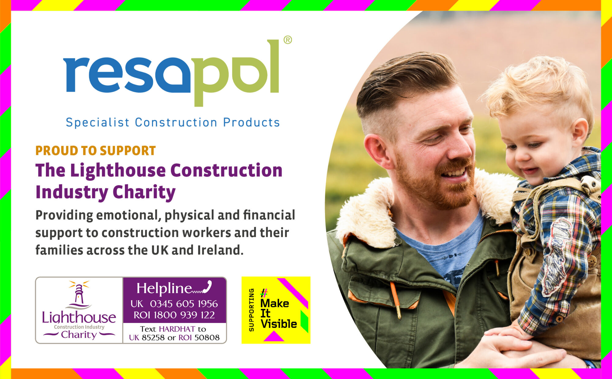 Resapol Donates to the Lighthouse Construction Industry Charity - Resapol